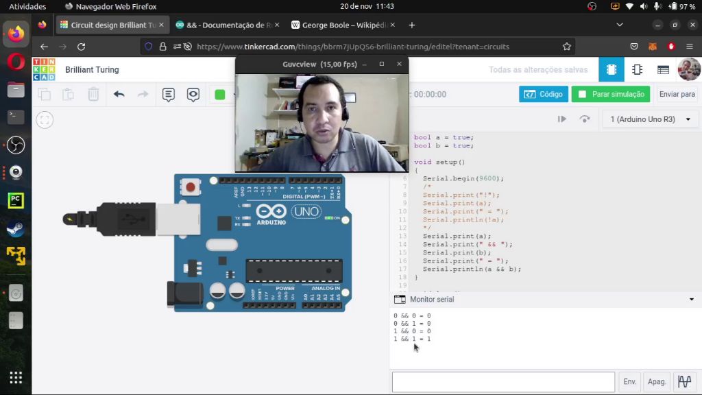 Arduino: dados e operadores booleanos (lógicos) - COS.TV