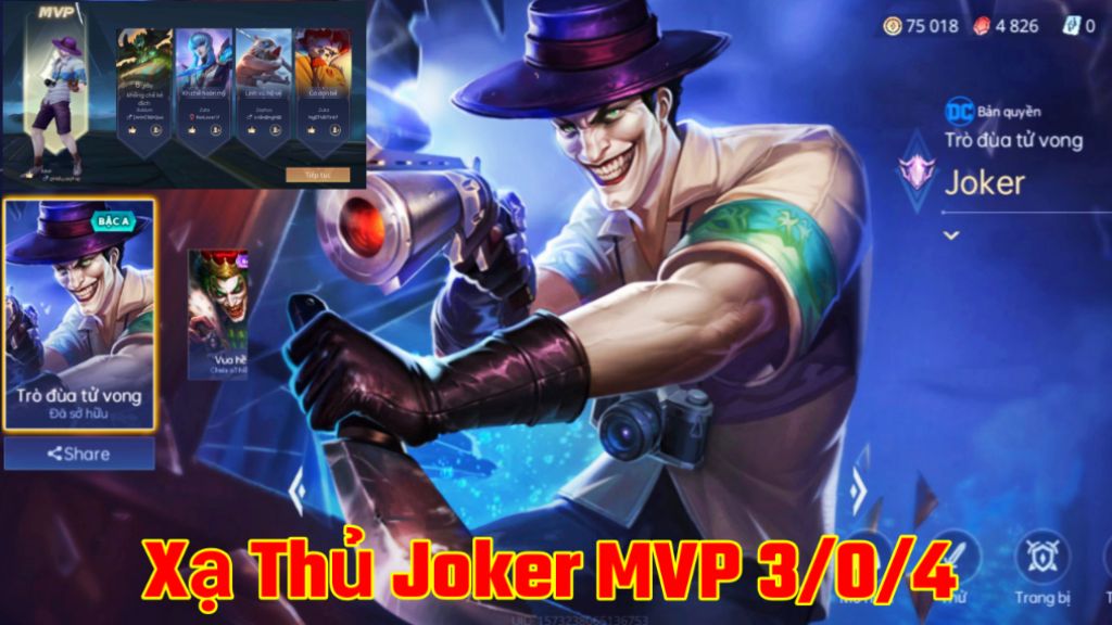Xạ Thủ Joker MVP 3/0/4 Game Liên Quân Mobile - HIẾU COS.TV - COS.TV