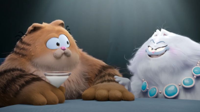 Jinx Tells Garfield Her Life Story Scene THE GARFIELD MOVIE (2024) - COS.TV