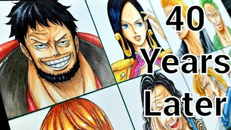 Drawing 40 Years Old One Piece Characters | Episode 1000 Special - COS.TV
