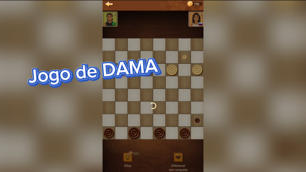 Jogo de DAMA #games - COS.TV