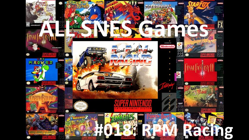 TODOS os jogos do SNES #018: RPM Racing - COS.TV