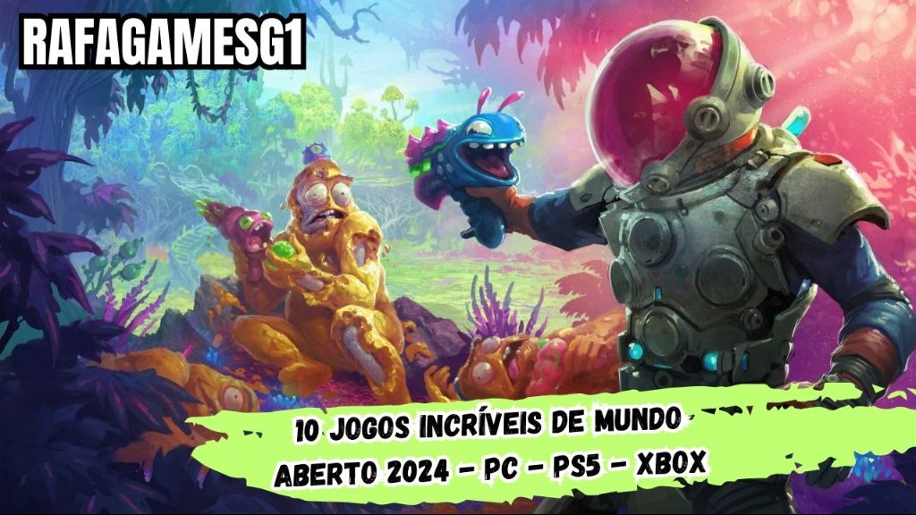 10 JOGOS INCRÍVEIS DE MUNDO ABERTO 2024 - PC - PS5 - XBOX - COS.TV