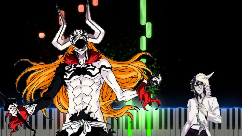 Bleach Shadows Masquerade Piano Cover Midi tutorial Sheet Ichigo vs ...