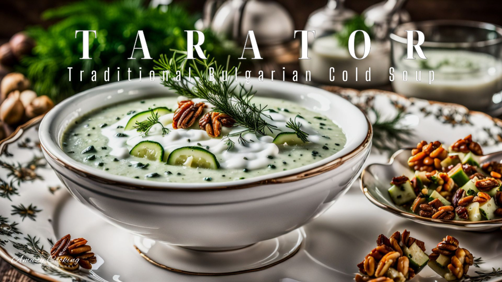 Tarator - Traditional Bulgarian Cold Soup by Amazy Cooking - COS.TV