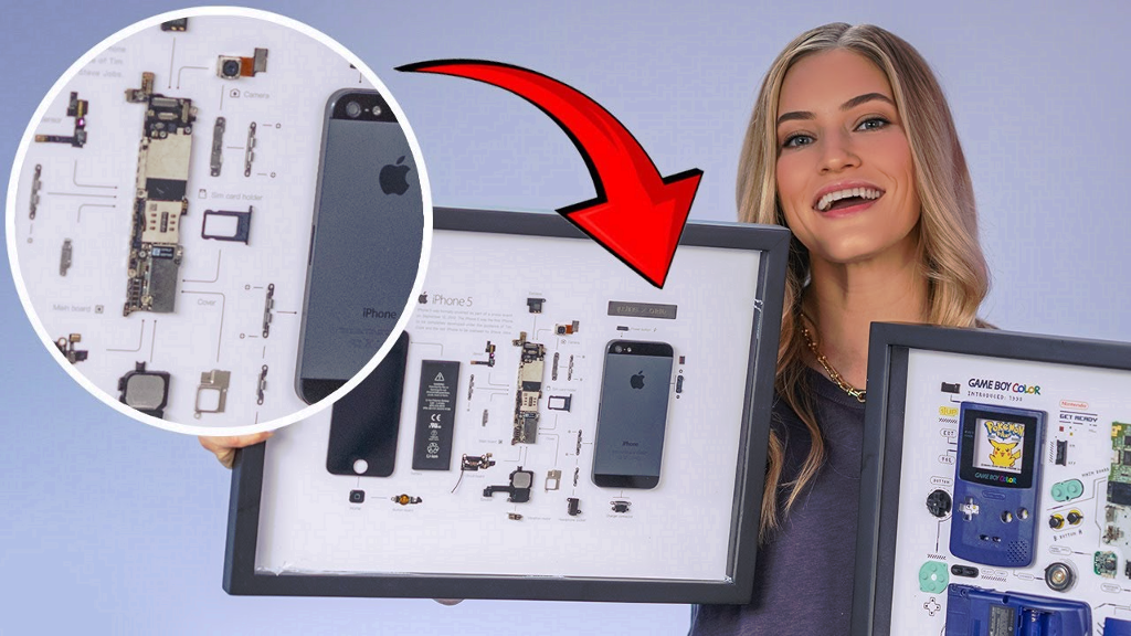 iPhone teardown turned art! 🖼️📲 - COS.TV