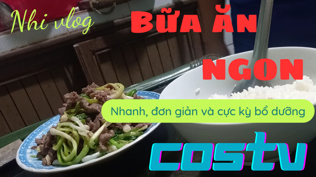 Hành Lá Xào Bò - COS.TV