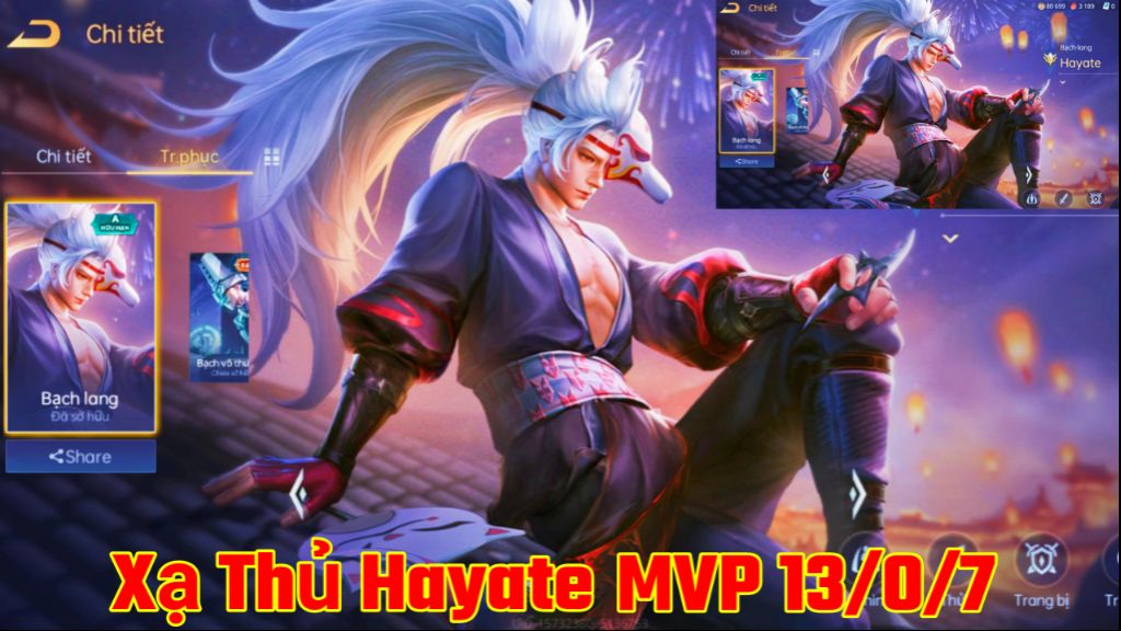 Xạ Thủ Hayate MVP 13/0/7 Game Liên Quân Mobile - HIẾU COS.TV - COS.TV