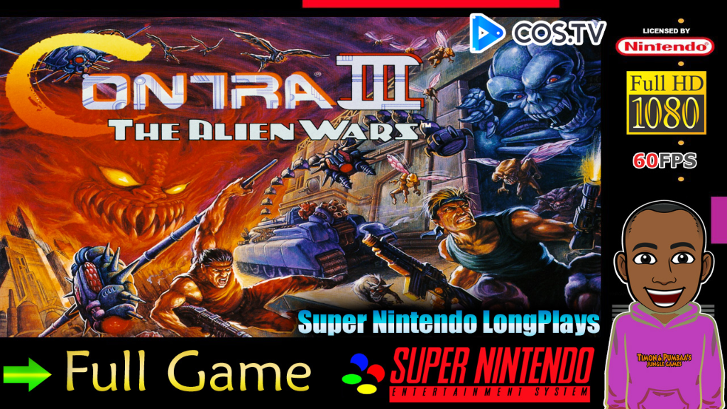 Contra III: The Alien Wars [Complete LongPlay] (Snes) (Super Nintendo ...