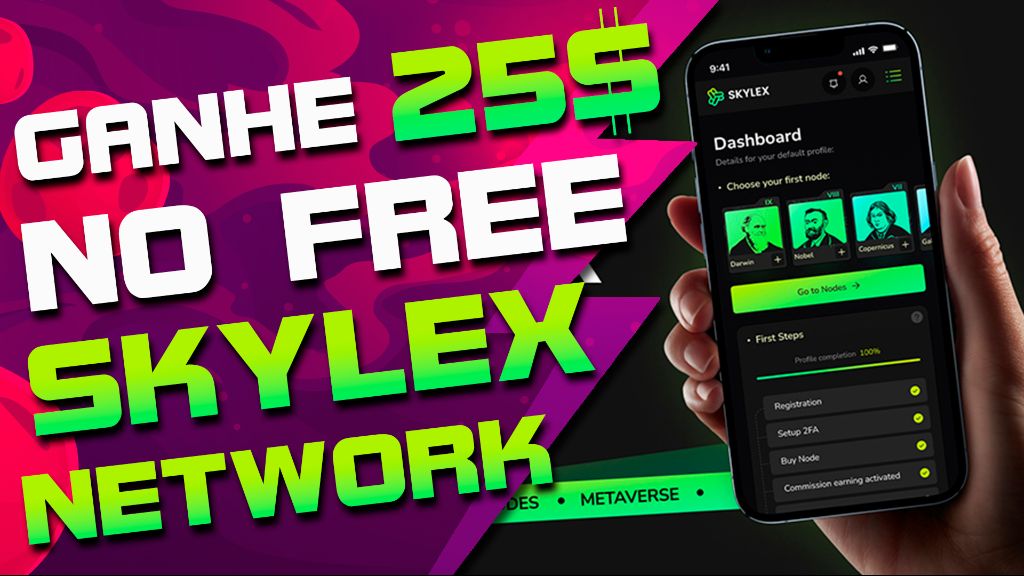 Skylex Network: Cadastre-se e Ganhe 25$ Dólares Na Hora!!! - COS.TV