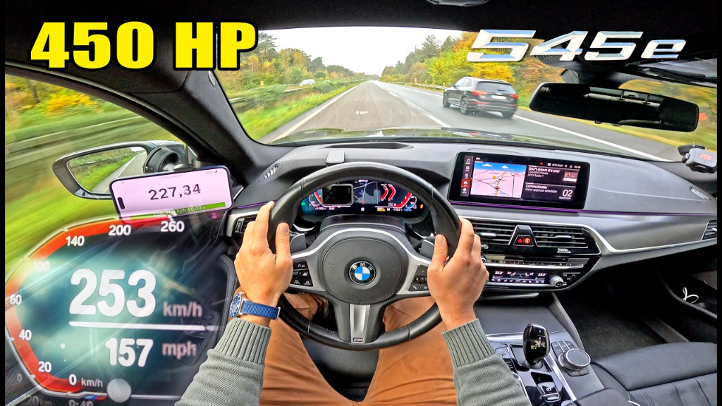 450HP BMW 545e is the ULTIMATE B58 HYBRID on the UNLIMITED AUTOBAHN ...