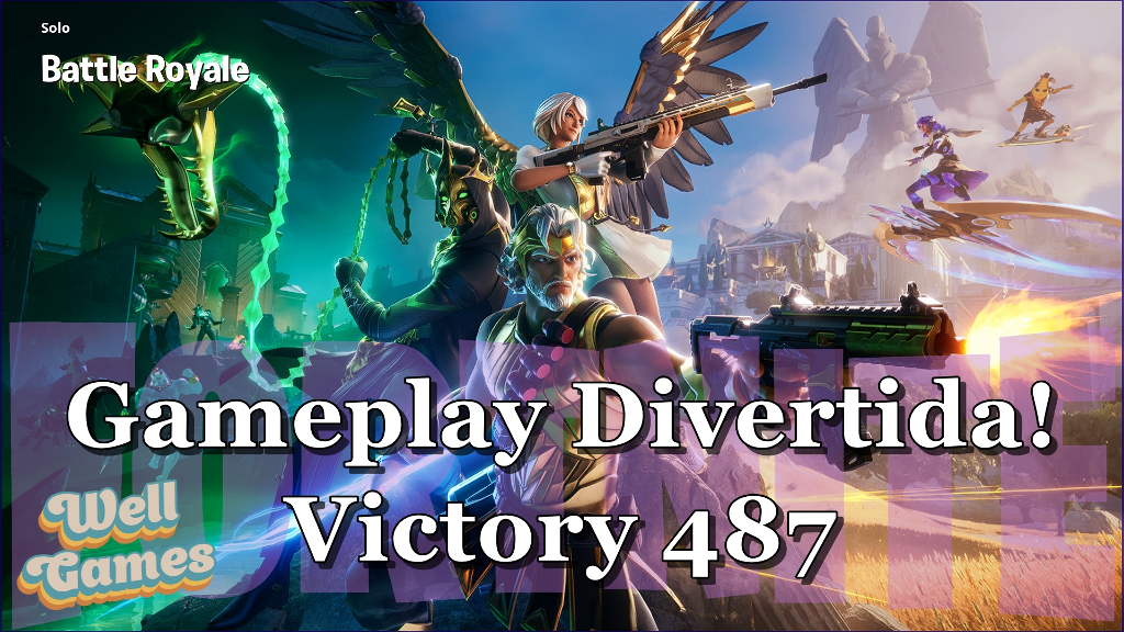 Fortnite Battle Royale, Jogador SOLO... Gameplay Divertida! [VICTORY ...