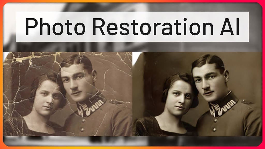 This AI Restores Old Photos with Damages Automatically! - COS.TV