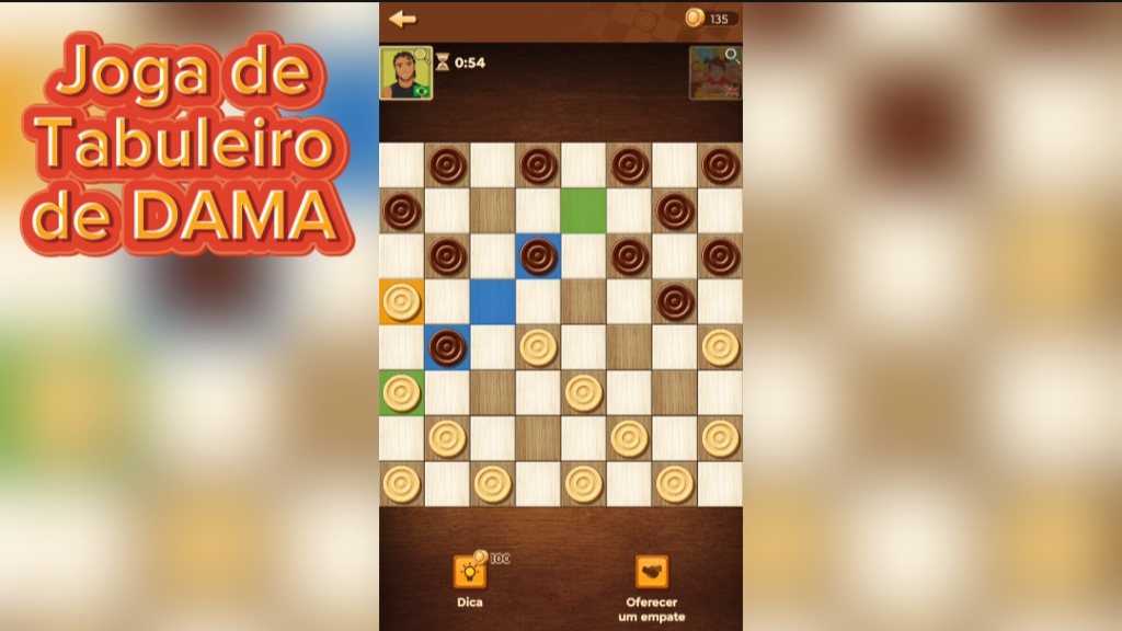 Jogando Tabuleiro de DAMA #games - COS.TV