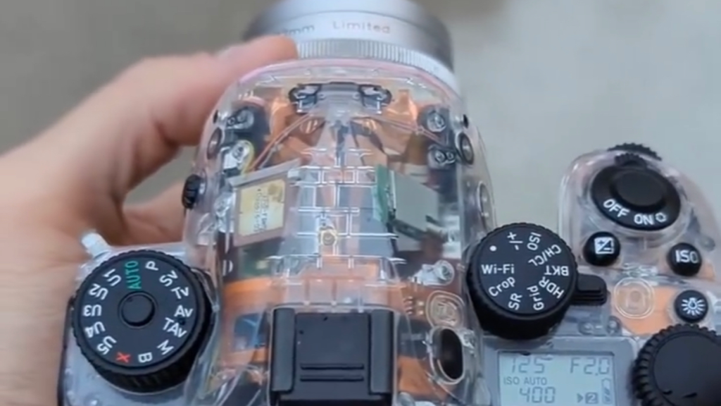 GLASS COVERED PENTAX K1 DSLR CAMERA - COS.TV