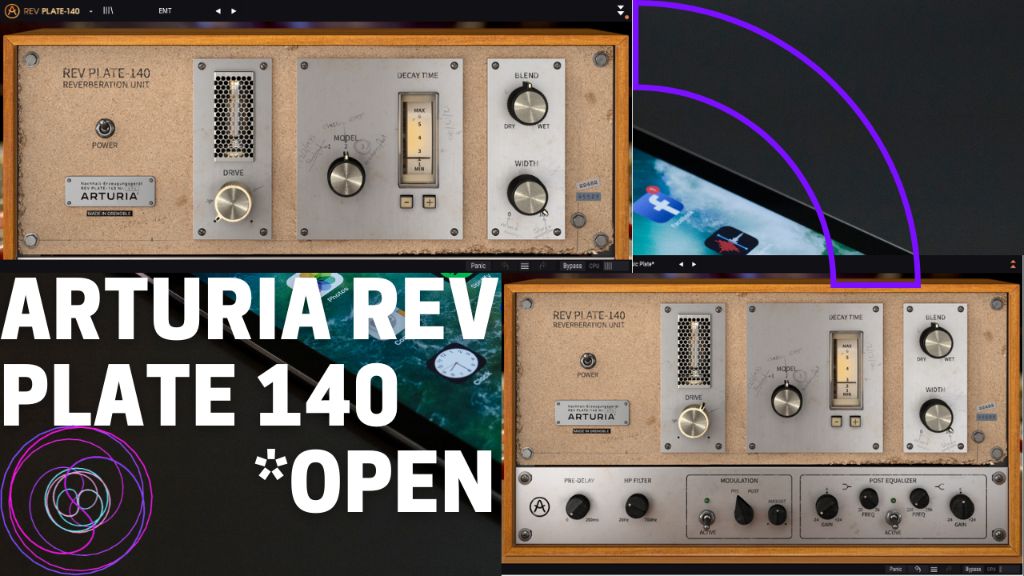 Arturia Rev Plate 140 * Open( Aberto ) - COS.TV