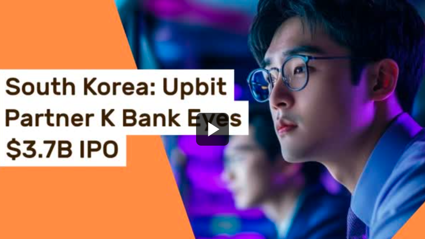 South Korea: Upbit Partner K Bank Eyes $3.7B IPO - COS.TV