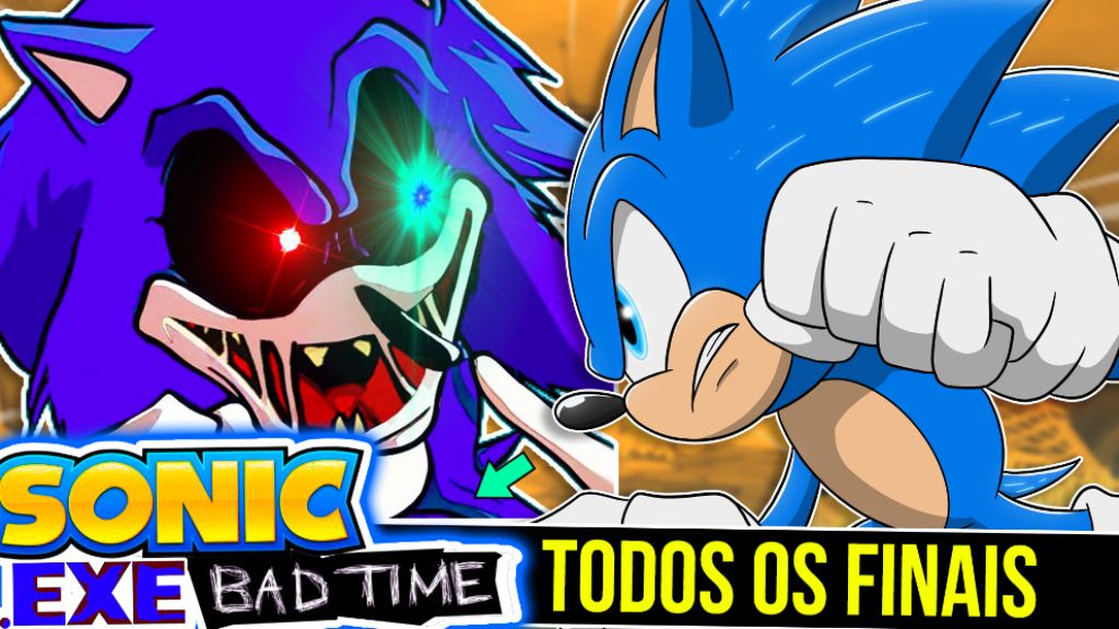 Historia Sonic.exe Bad TIME com TODOS OS FINAIS - COS.TV