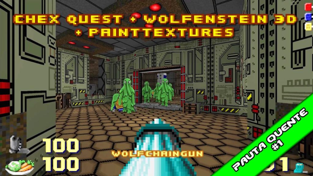 Chex Quest + Wolfenstein 3D + PaintTextures [Pauta Quente #1] - COS.TV