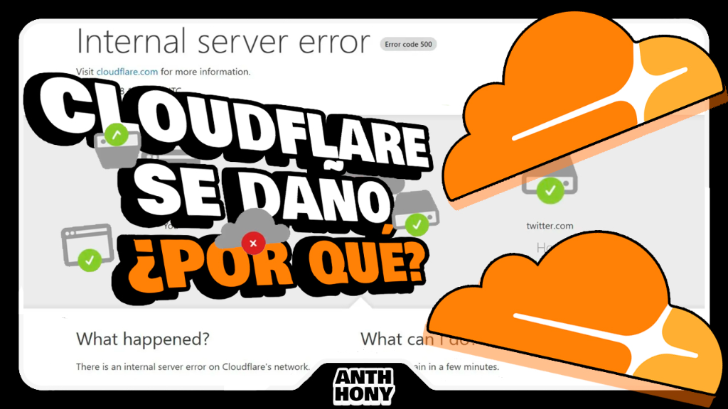 Cloudflare SE HABÍA CAÍDO! Afectando millones de SITIOS WEBS ¿Por qué ...