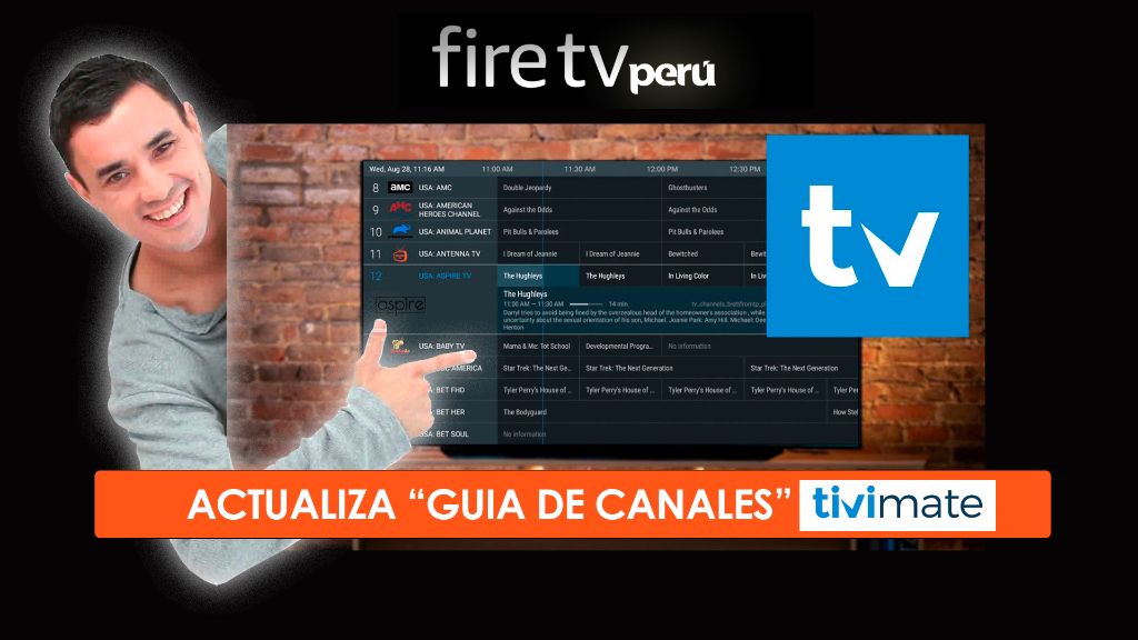 Tivi mate - Configura la Guía de Canales EPG en Fire Tv - COS.TV