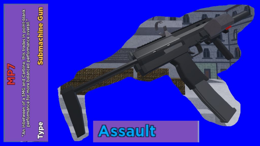 Bullet Frenzy "Assault" Weapon: MP7 (Roblox Experience) - COS.TV