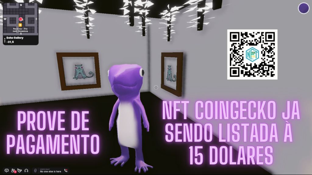 prova de pagamento nft coingecko ja sendo listada a 15 dolares - COS.TV