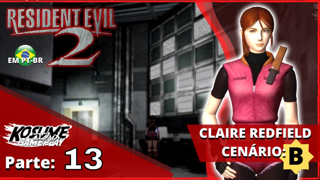 Resident EVil 2 (PS1) Claire Cenário B :Parte 13 #gameplay #retro # ...