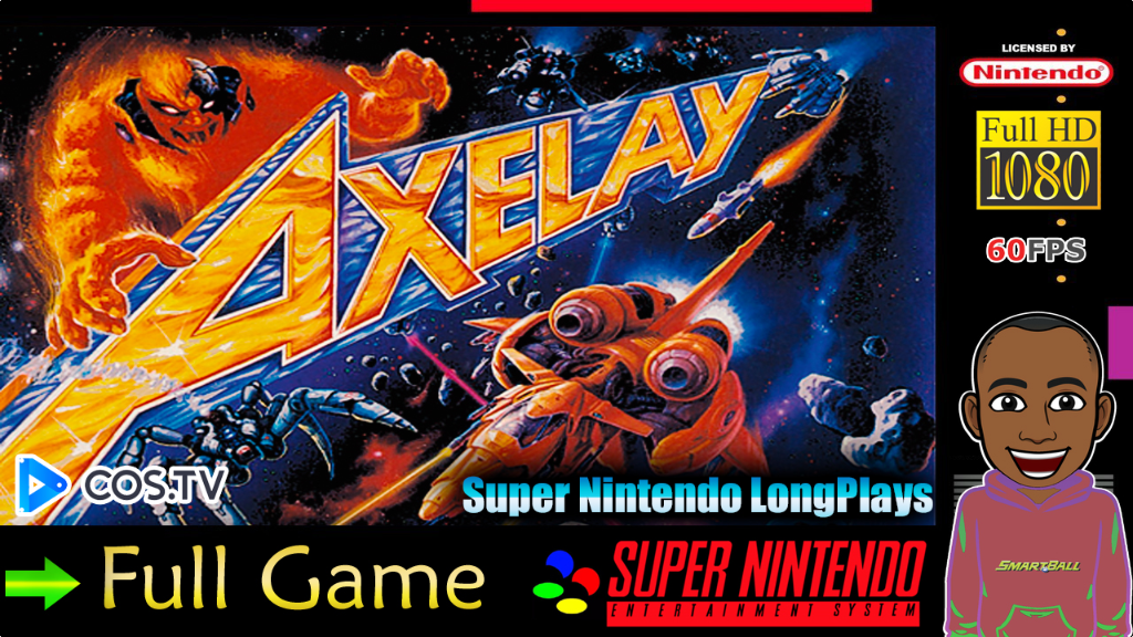 Axelay [Complete LongPlay] (Snes) (Super Nintendo) - COS.TV