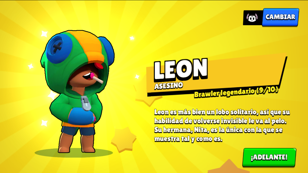 BRAWL STARS | JUGANDO CON EL BRAWLER "LEON" - COS.TV